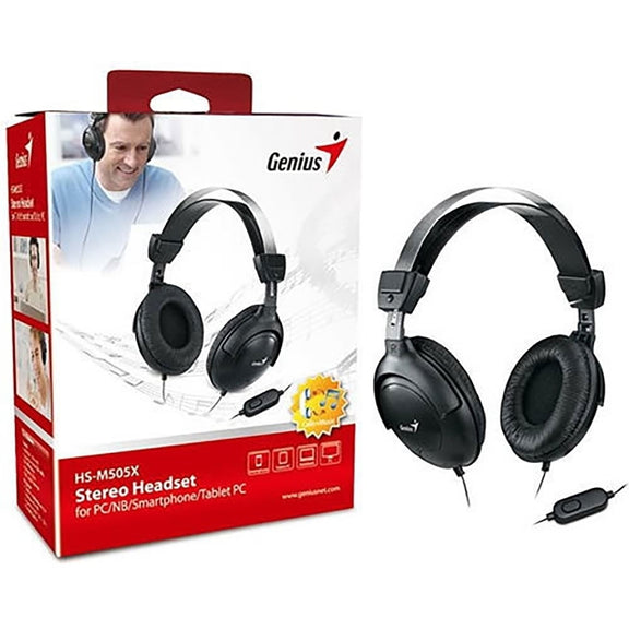 Genius HS-M505X Headset with Microphone – CRM Technology Pty Ltd