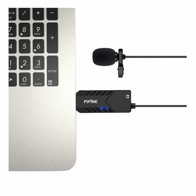 Fifine Lavalier USB Lapel Microphone – CRM Technology Pty Ltd