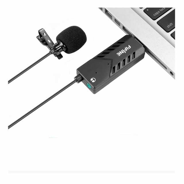 Fifine Lavalier USB Lapel Microphone – CRM Technology Pty Ltd
