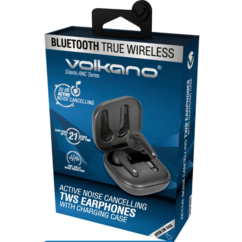 Volkano Silento Series Wireless Headphones -Black – CRM Technology Pty Ltd