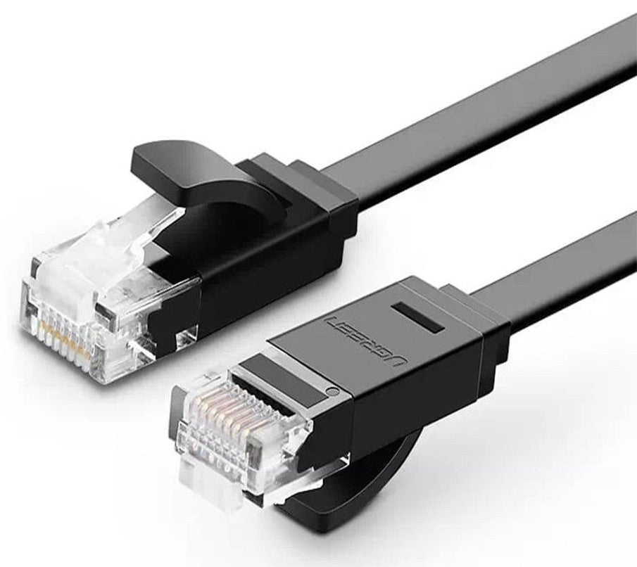 Ugreen 3m CAT6 UTP Lan Flat Cable Black – CRM Technology Pty Ltd
