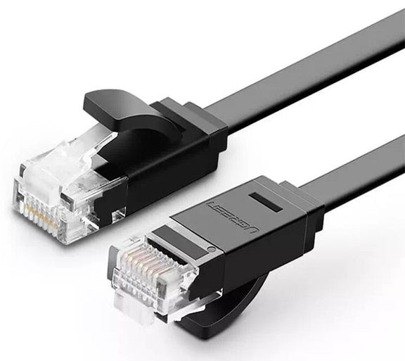 Ugreen 3m CAT6 UTP Lan Flat Cable Black – CRM Technology Pty Ltd